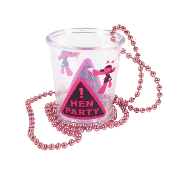 Hen Night Shot Glass On Chain Drinking Accessories Hen Party